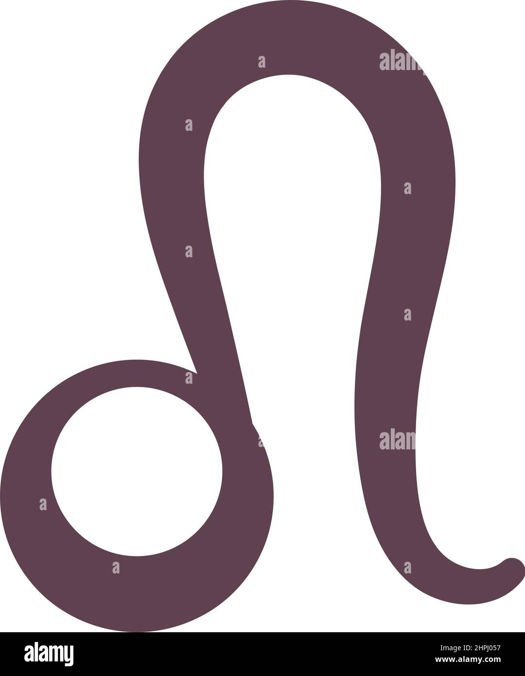 Isolated leo zodiac sign letter symbol Vector Stock Vector Image & Art ...