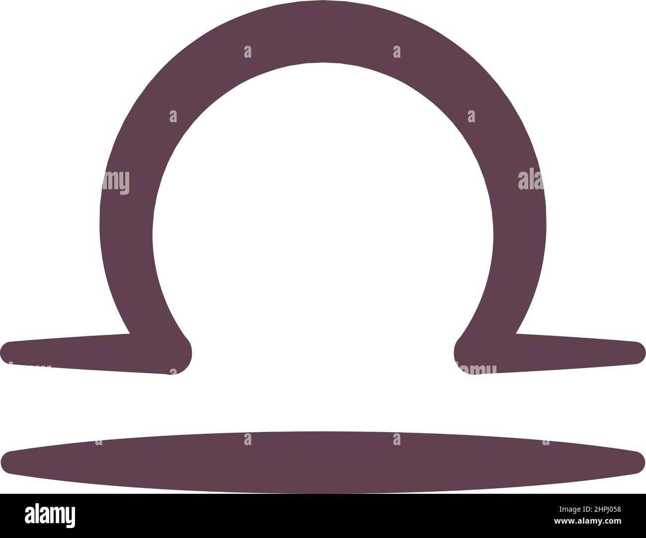 Isolated libra zodiac sign letter symbol Vector Stock Vector Image ...