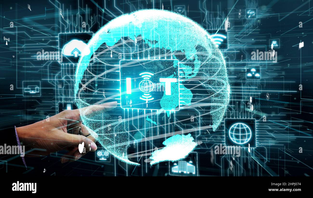 Internet of Things and Communication Technology conceptual - Modern ...