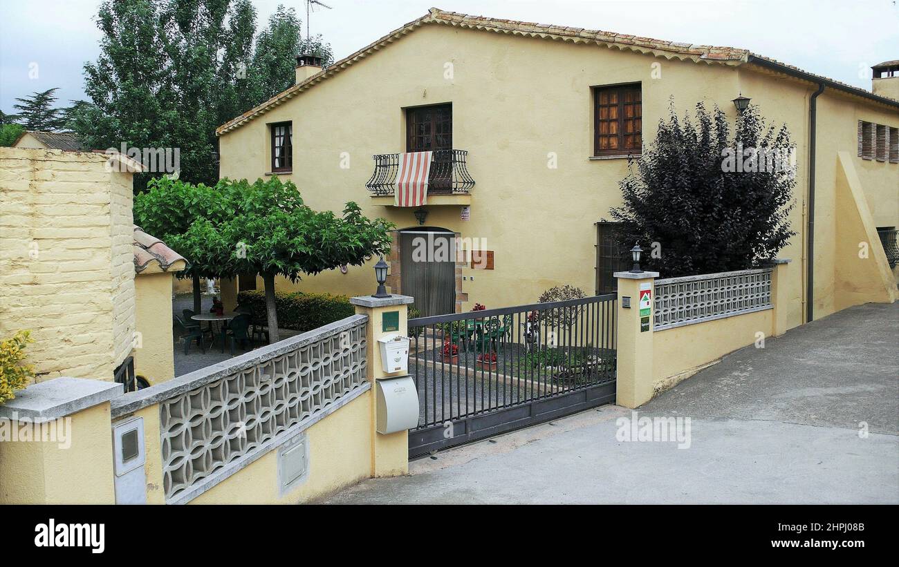 Farmhouse can Llunes in Sils in the region of La Selva province of ...