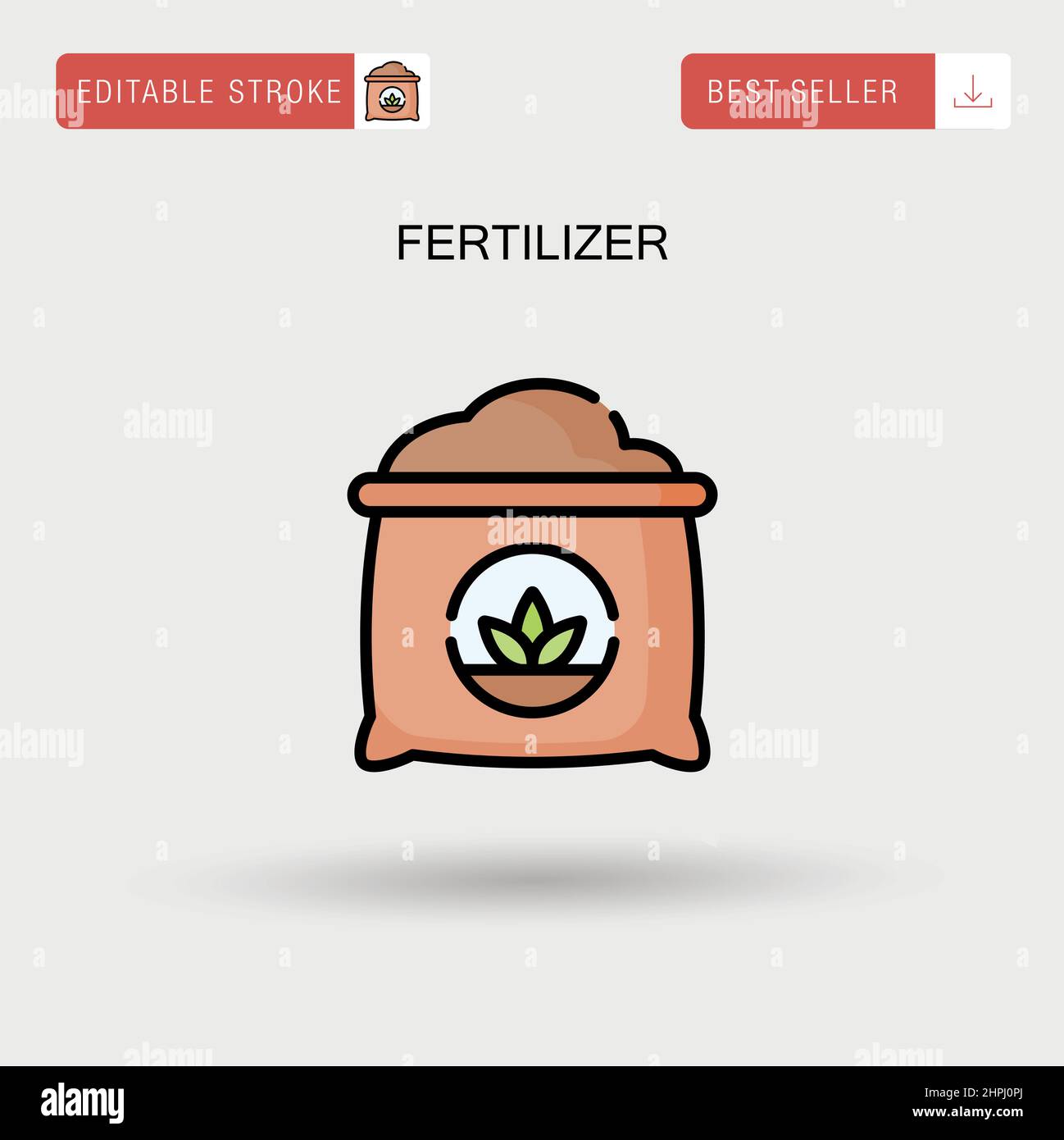 Fertilizer Simple vector icon Stock Vector Image & Art - Alamy