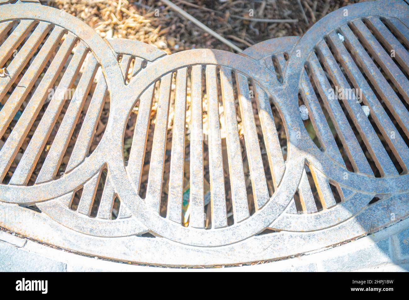 the texture is beautiful from metal wood of various shapes Stock Photo ...