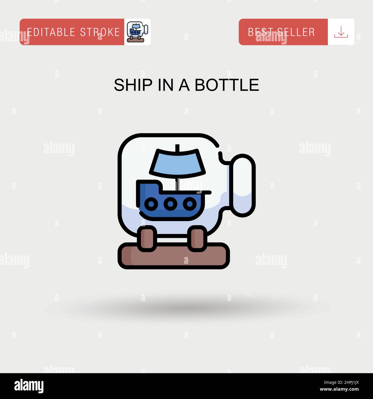 Water in blue bottle Stock Vector Images - Alamy