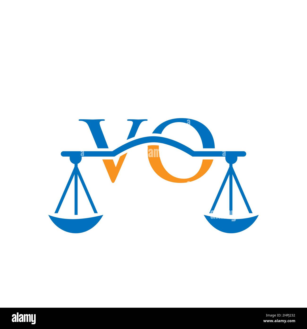 Law Firm Letter VO Logo Design. Lawyer, Law Attorney Lawyer Service ...