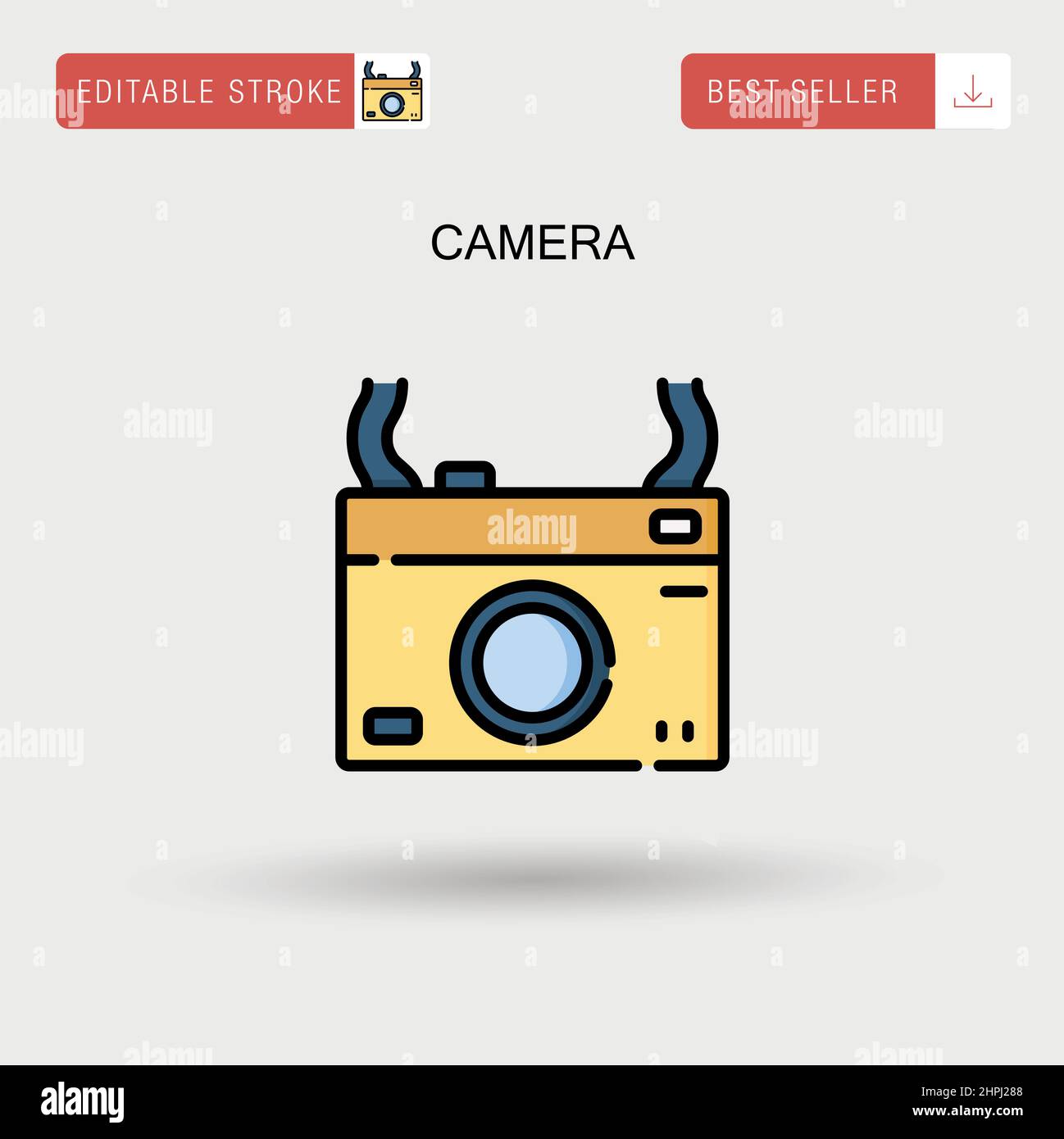 Camera Simple vector icon Stock Vector Image & Art - Alamy
