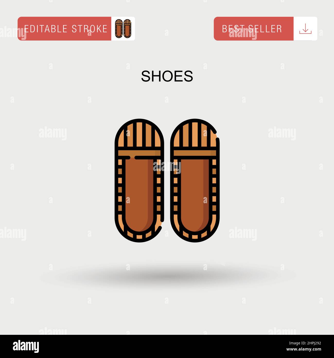 Shoes Simple vector icon Stock Vector Image & Art - Alamy