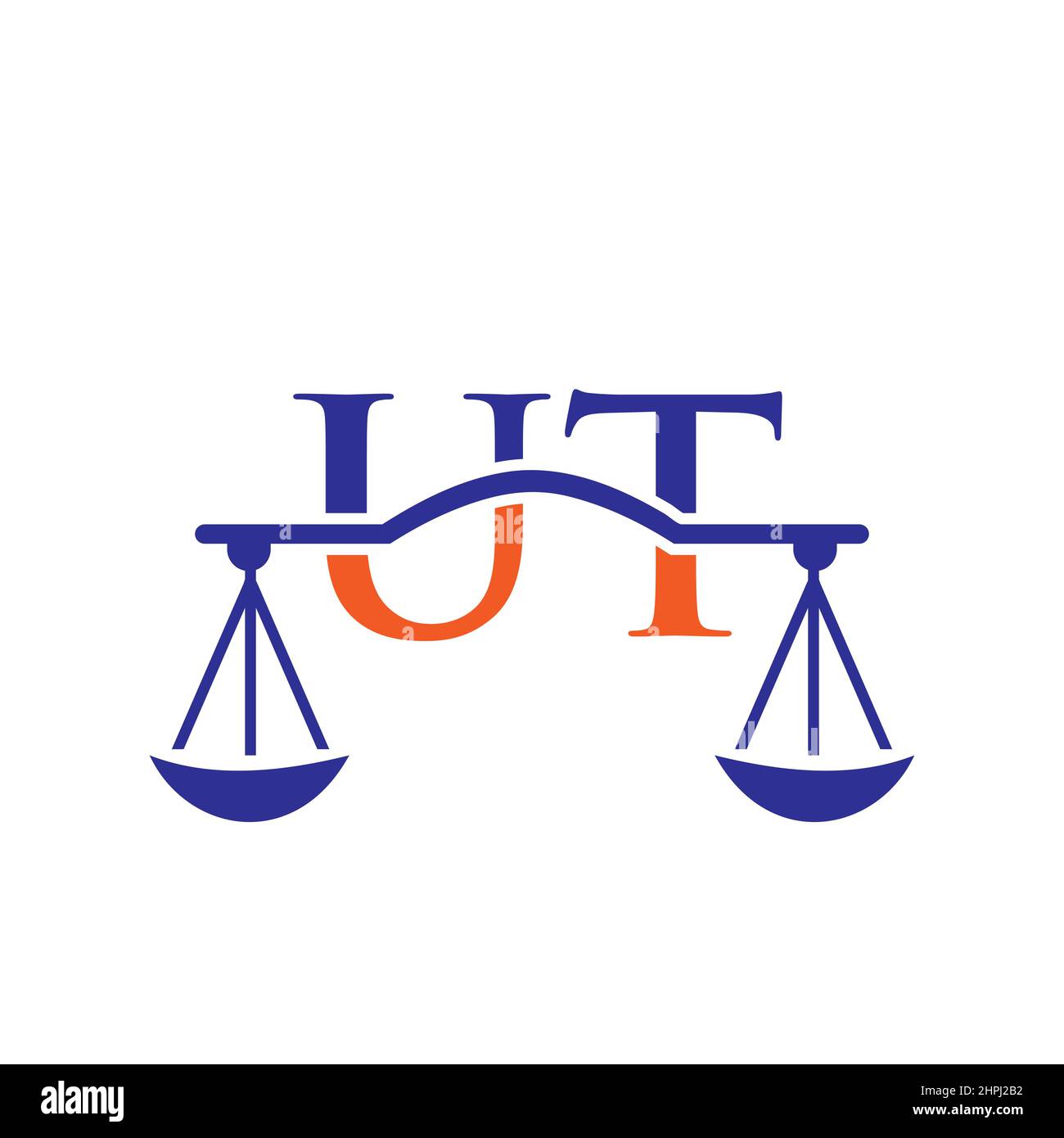 Law Firm Letter UT Logo Design. Lawyer, Law Attorney Lawyer Service ...
