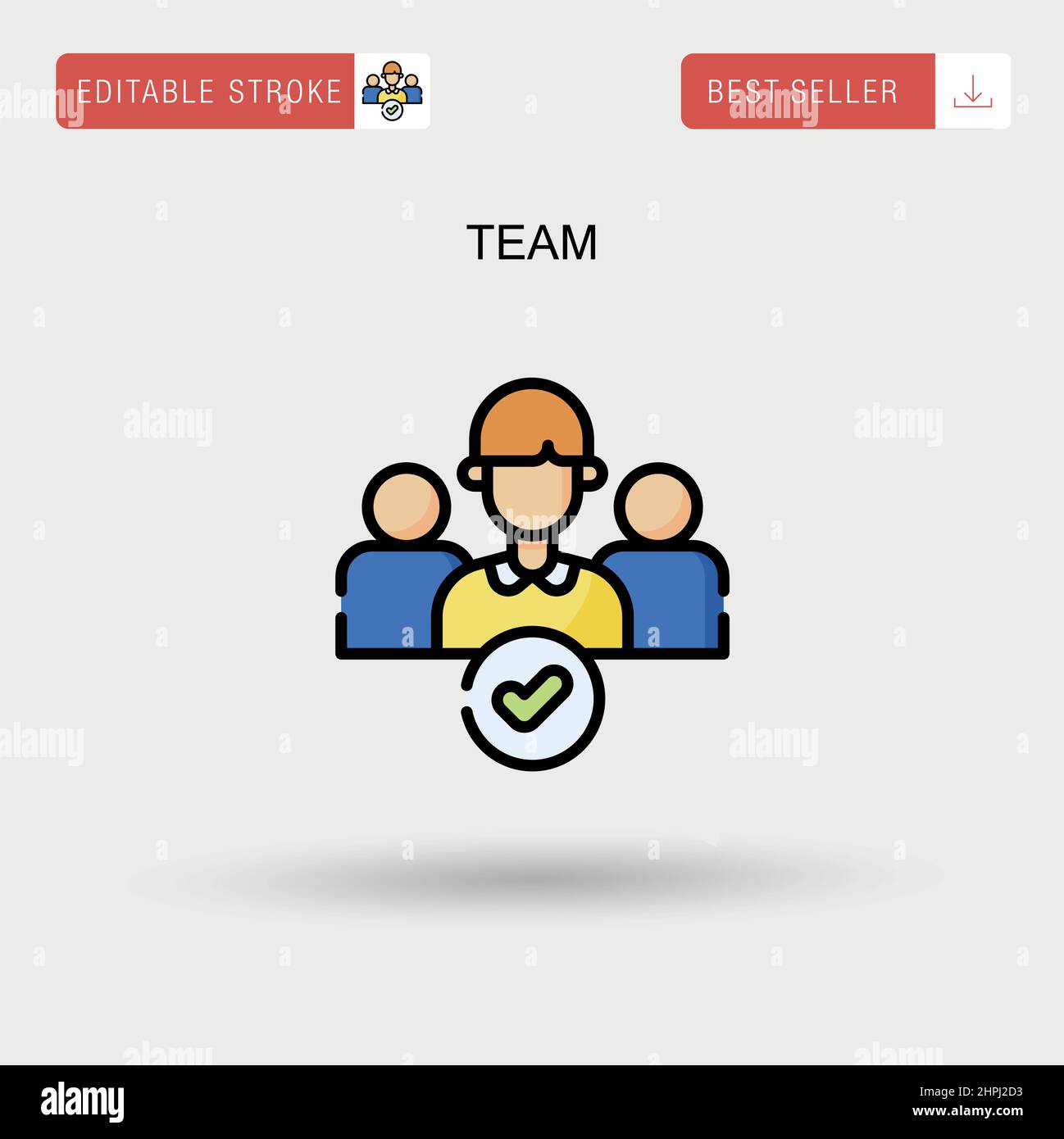 Team teamwork join hands partnership Stock Vector Images - Alamy