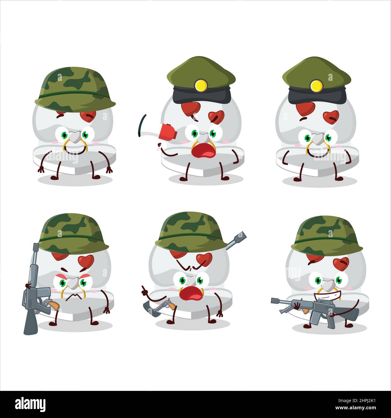 A charming soldier white love ring box cartoon picture bring a gun ...