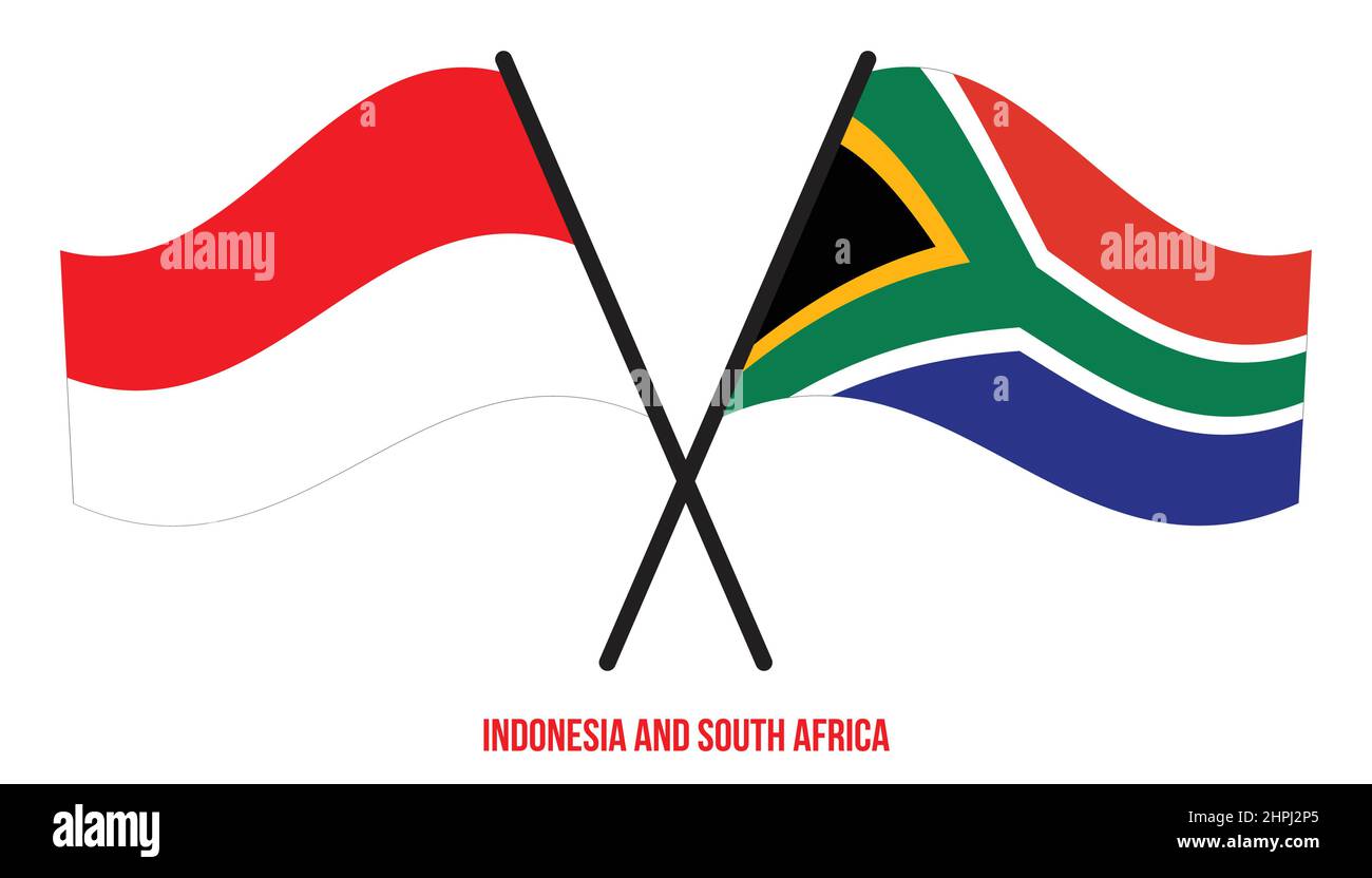 Indonesia south africa flag hi-res stock photography and images - Alamy