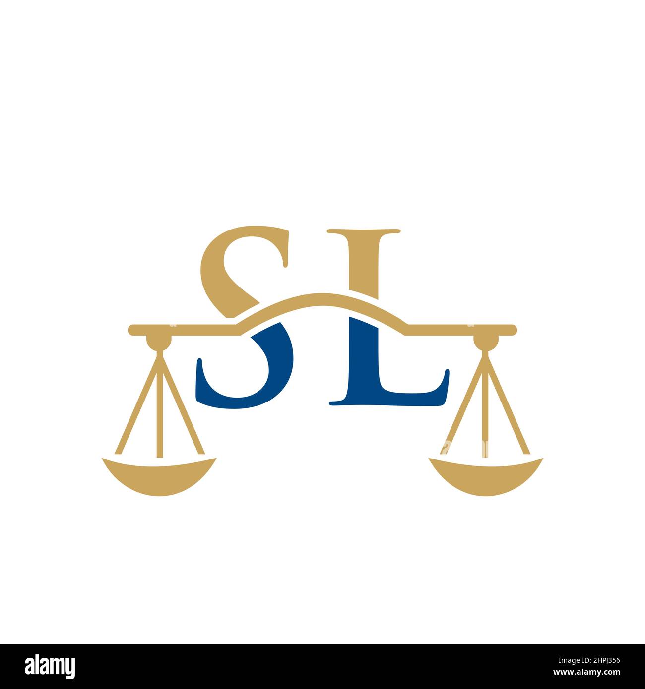 Law Firm Letter SL Logo Design. Lawyer, Law Attorney Lawyer Service ...