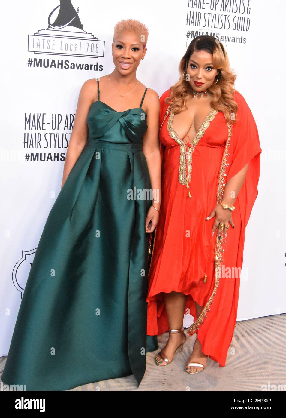 Beverly Hills, California, USA 19th February 2022 Kym Nicole Oubre and ...