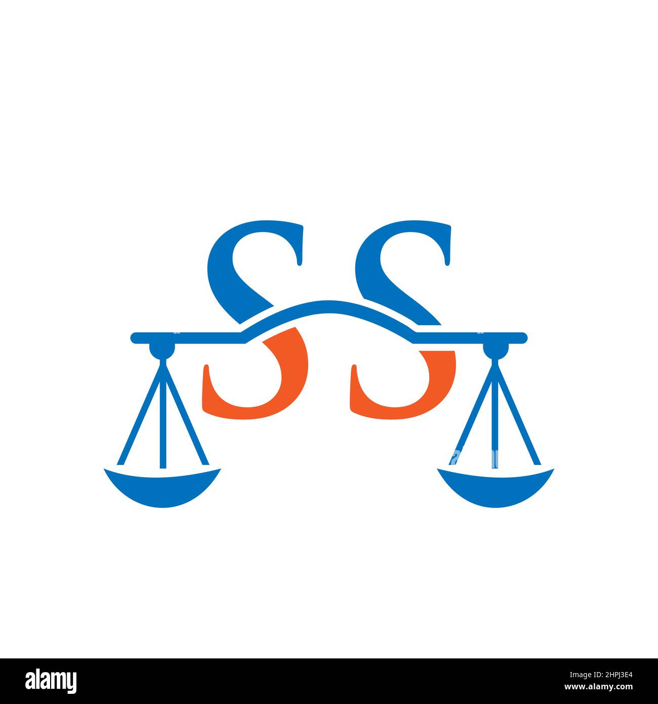 Law Firm Letter SS Logo Design. Lawyer, Law Attorney Lawyer Service ...