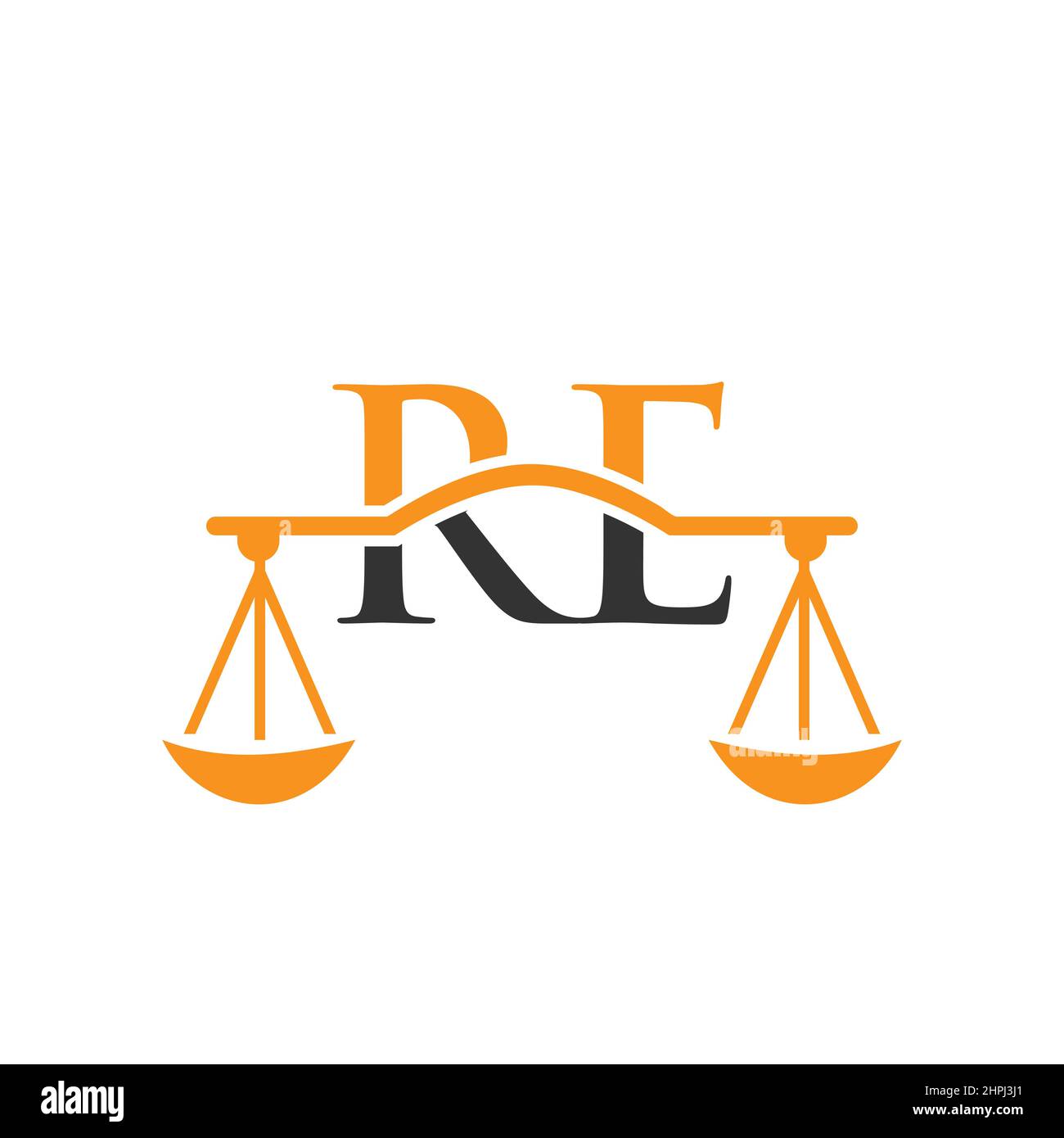 Law Firm Letter RE Logo Design. Lawyer, Law Attorney Lawyer Service ...