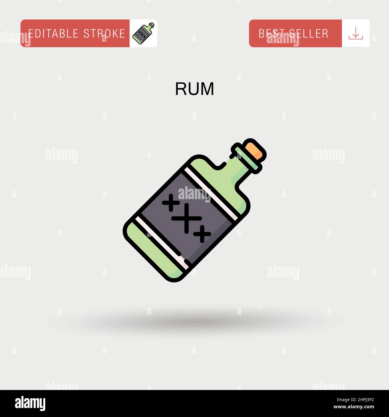 Rum Stock Vector Images - Alamy