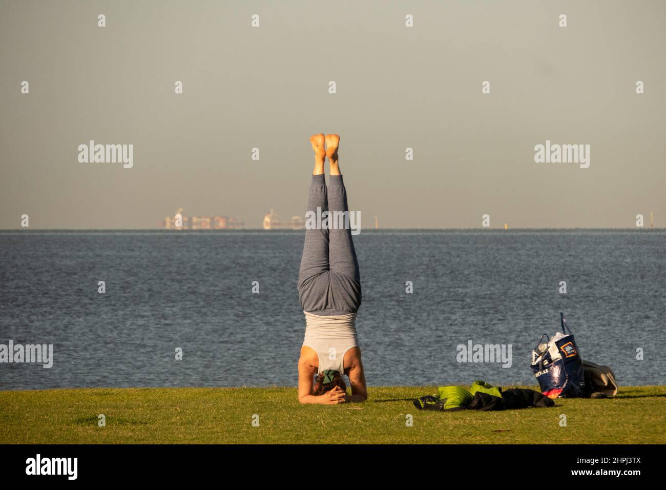 Australian yoga hi-res stock photography and images - Alamy