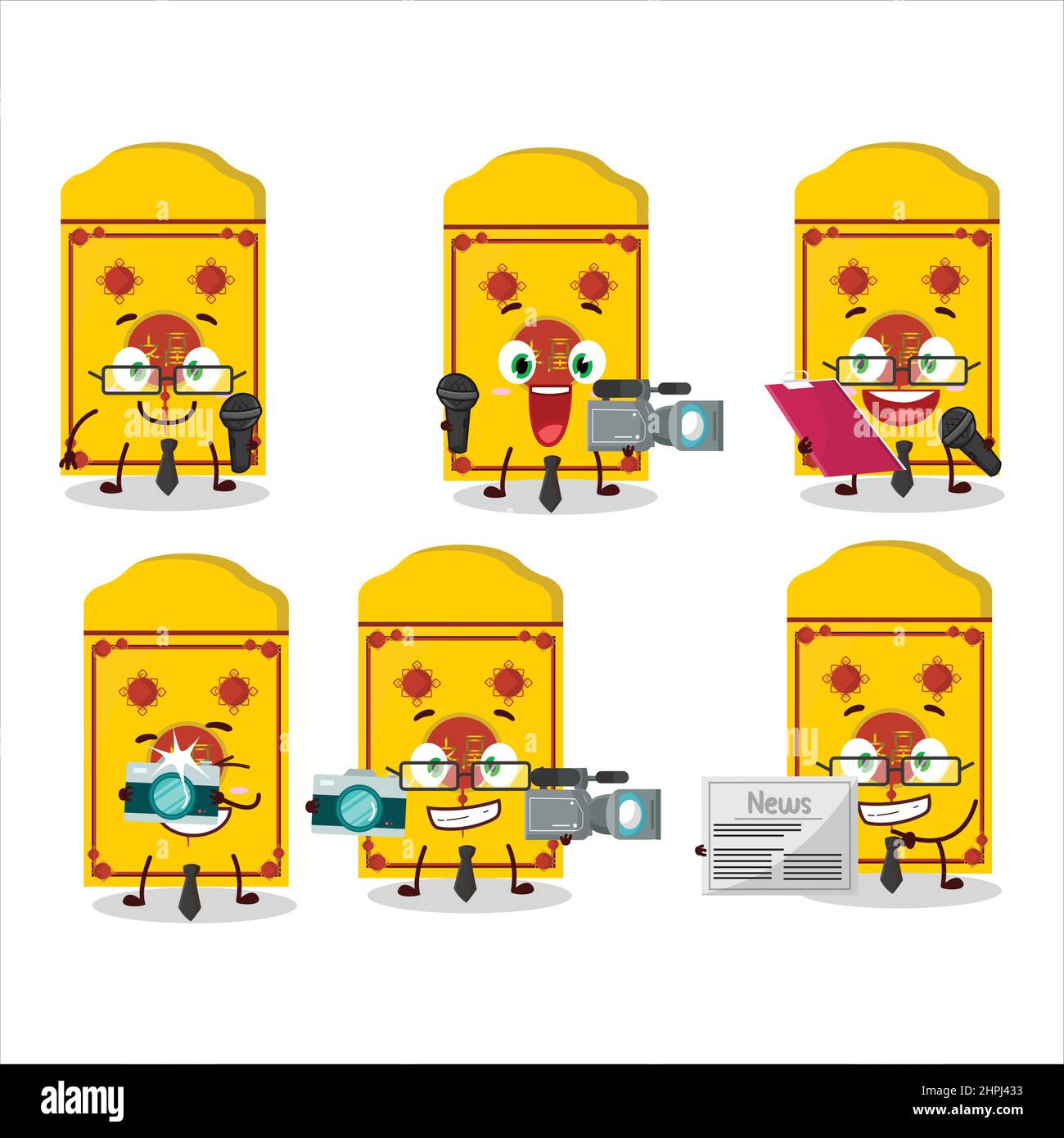 Child news reporter Stock Vector Images - Alamy