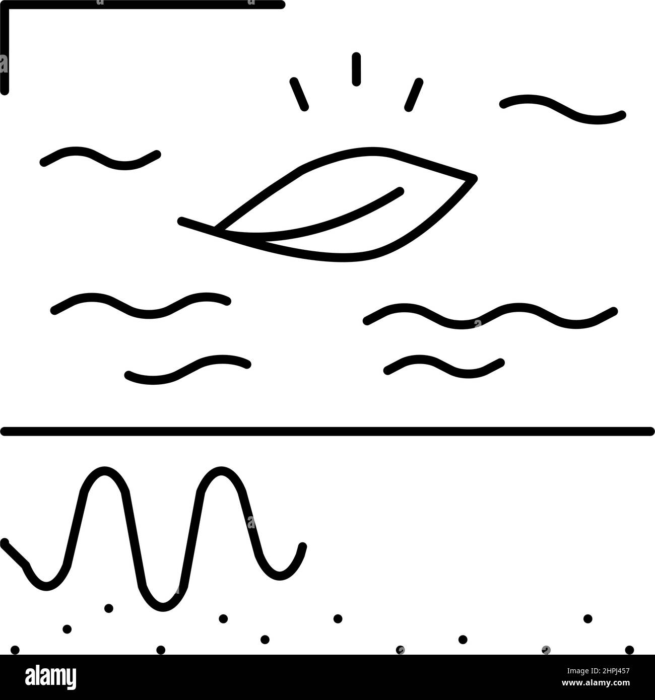 sensitive skin line icon vector illustration Stock Vector Image & Art ...