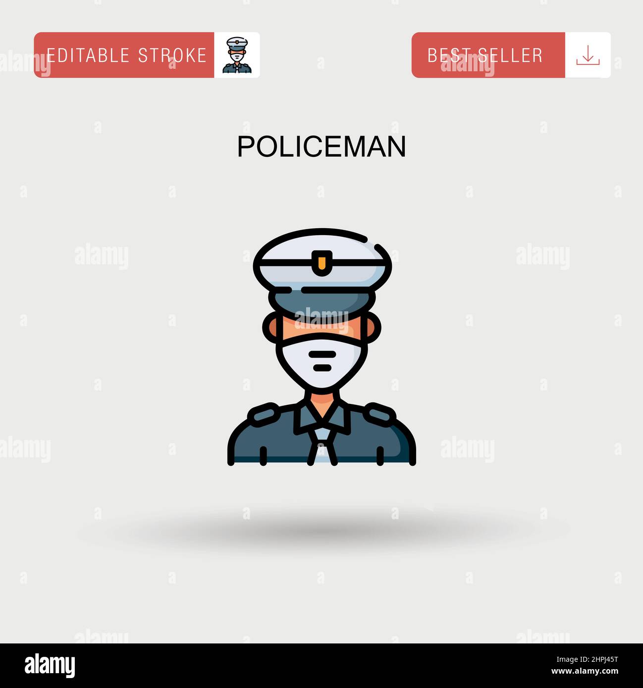 Policeman policeman Stock Vector Images - Alamy