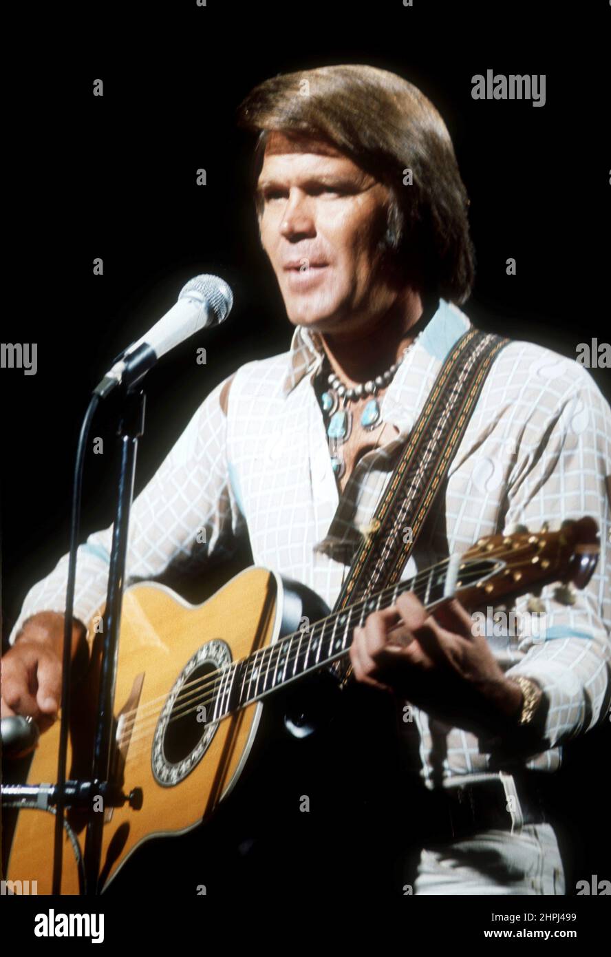 Glen Campbell performing in 1975- Credit: Jeffrey Mayer / Rock ...