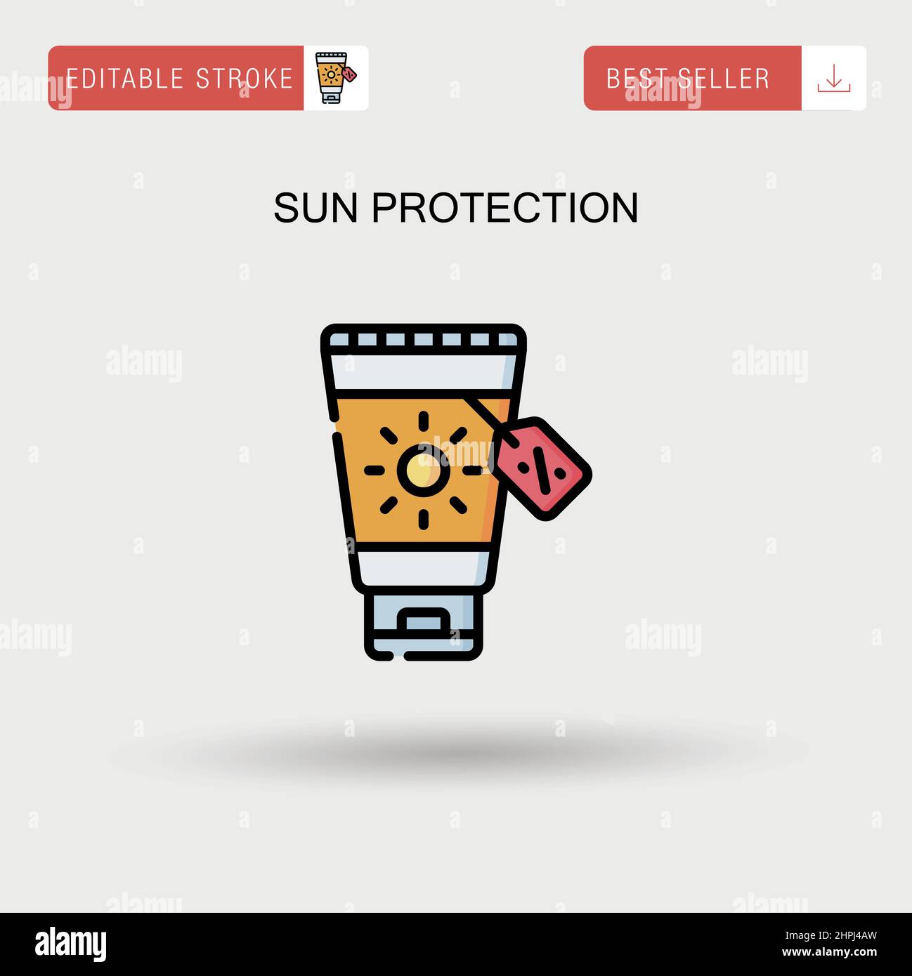 Girl applying tan Stock Vector Images - Alamy