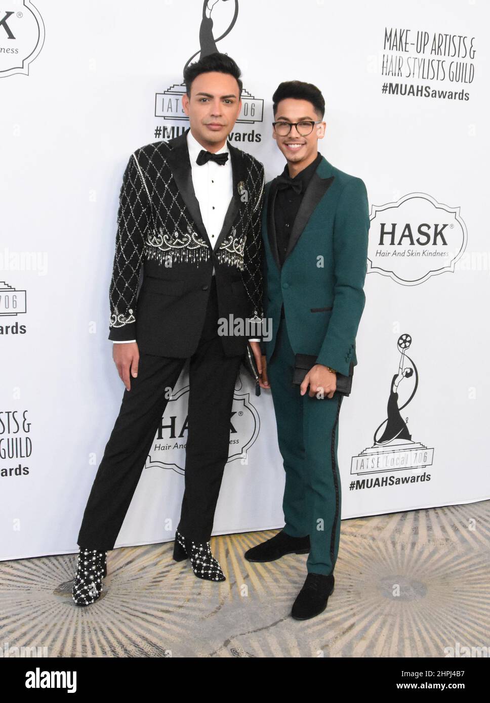 Beverly Hills, California, USA 19th February 2022 Adbiel Urcullu and ...