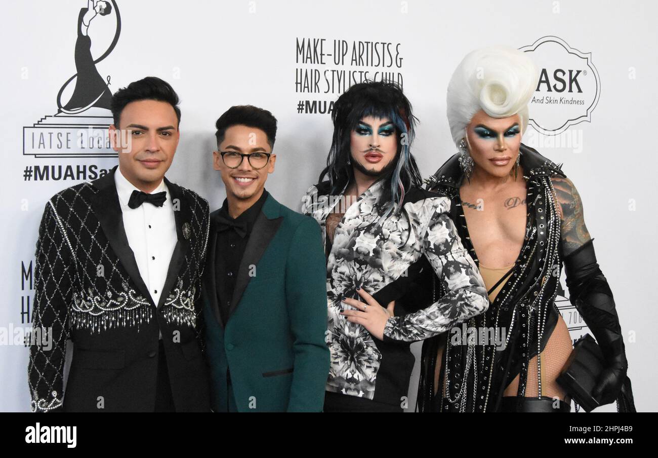 Beverly Hills, California, USA 19th February 2022 (L-R) Adbiel Urcullu ...