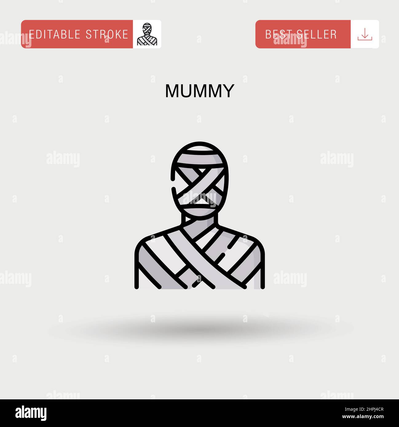 Zombie mummy icon cartoon hi-res stock photography and images - Alamy