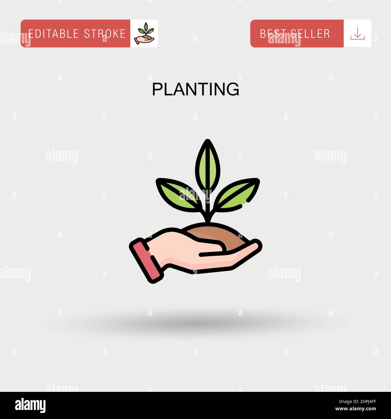 Spring planting design Stock Vector Images - Alamy