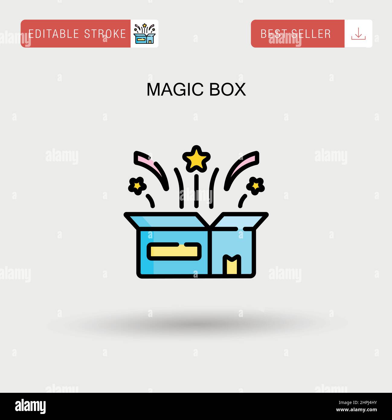 Magic box icon hi-res stock photography and images - Alamy