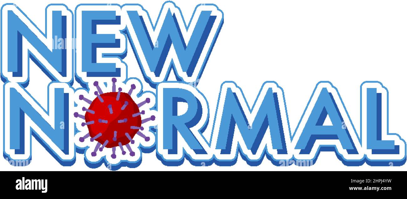 New Normal typography design illustration Stock Vector Image & Art - Alamy