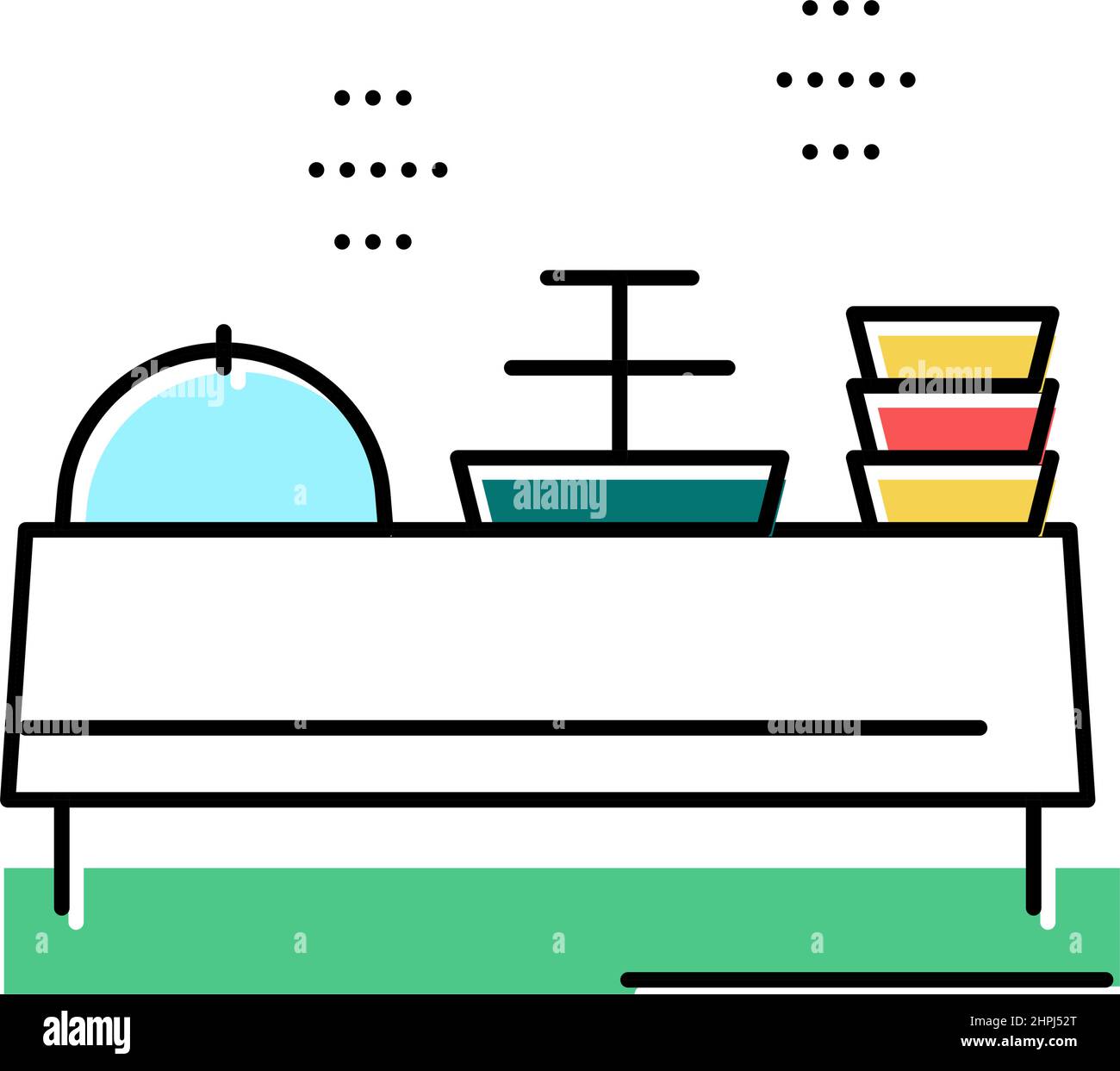 Dessert table buffet line hi-res stock photography and images - Alamy