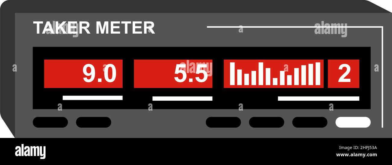 meter taxi icon Stock Vector Image & Art - Alamy