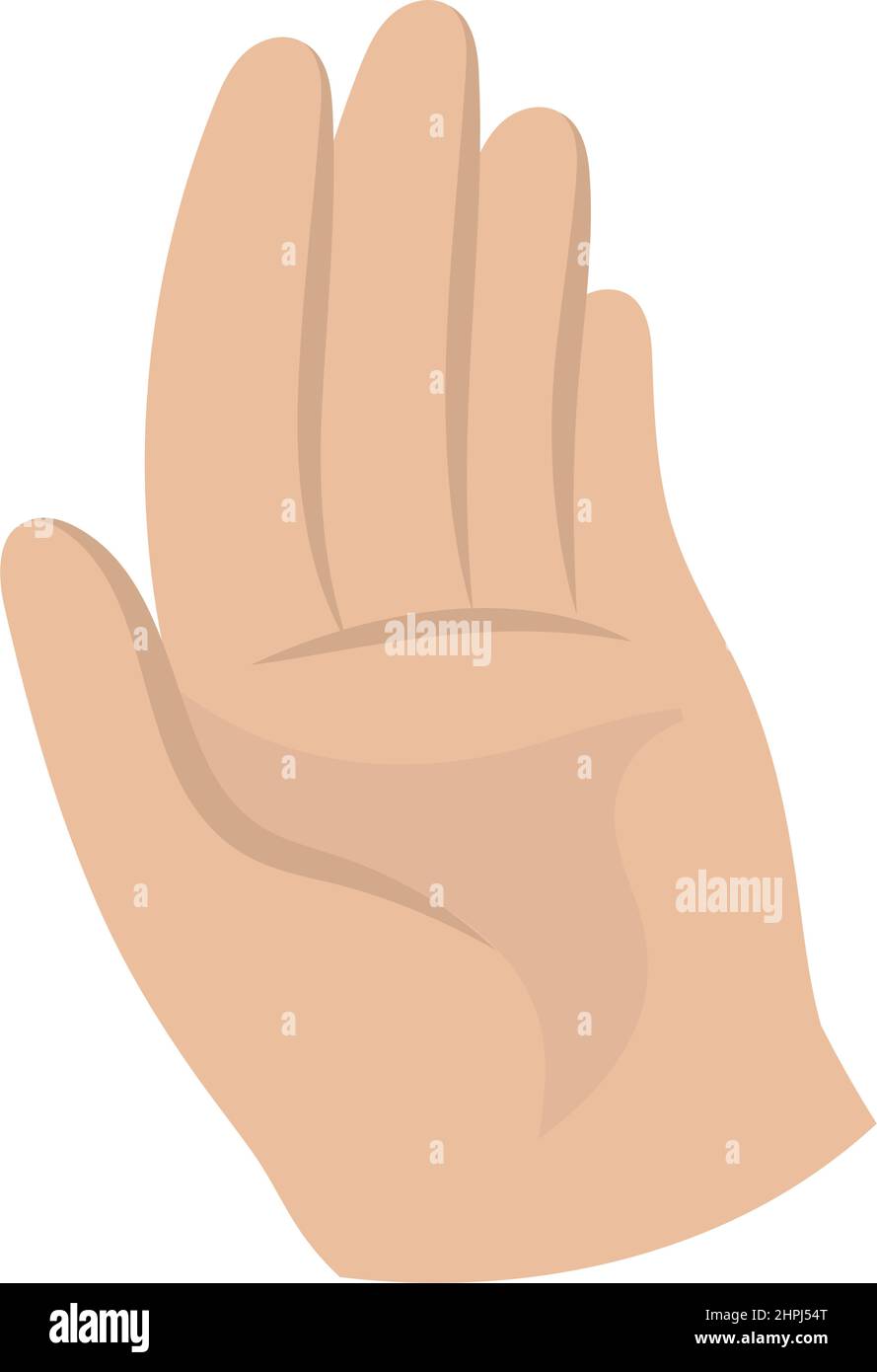 human hand showing palm Stock Vector Image & Art - Alamy