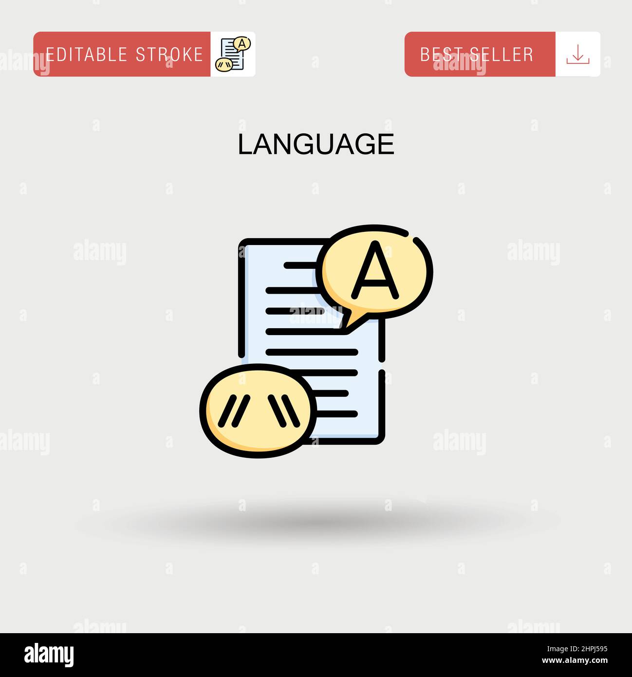 Sign language interpreter icon vector hi-res stock photography and ...