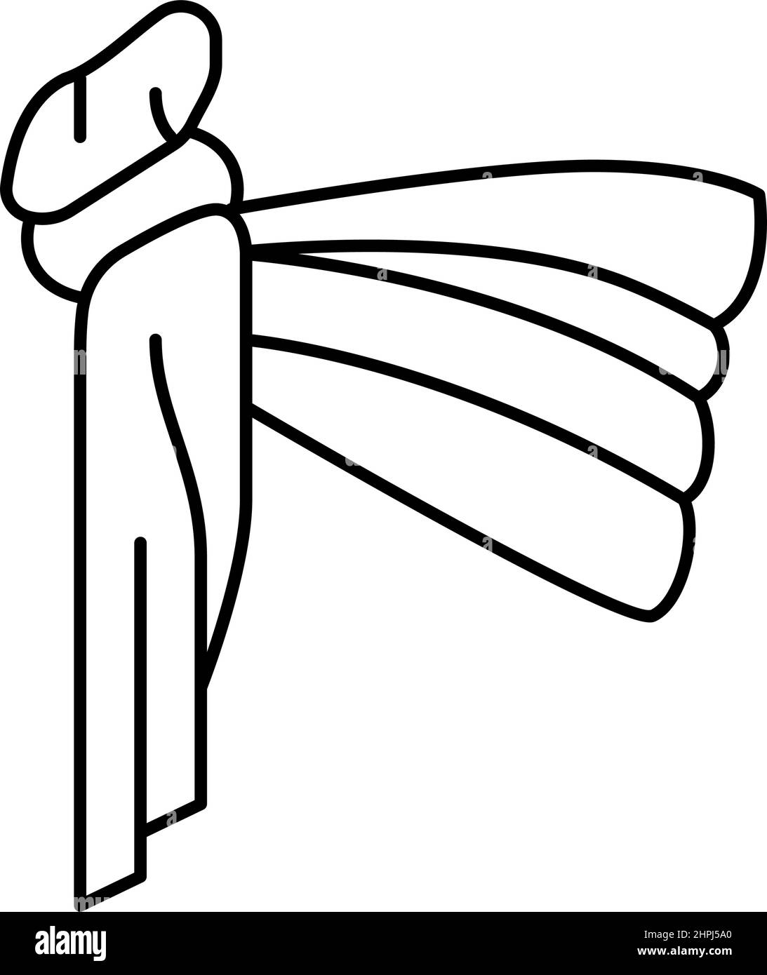 baby sling line icon vector illustration Stock Vector Image & Art - Alamy