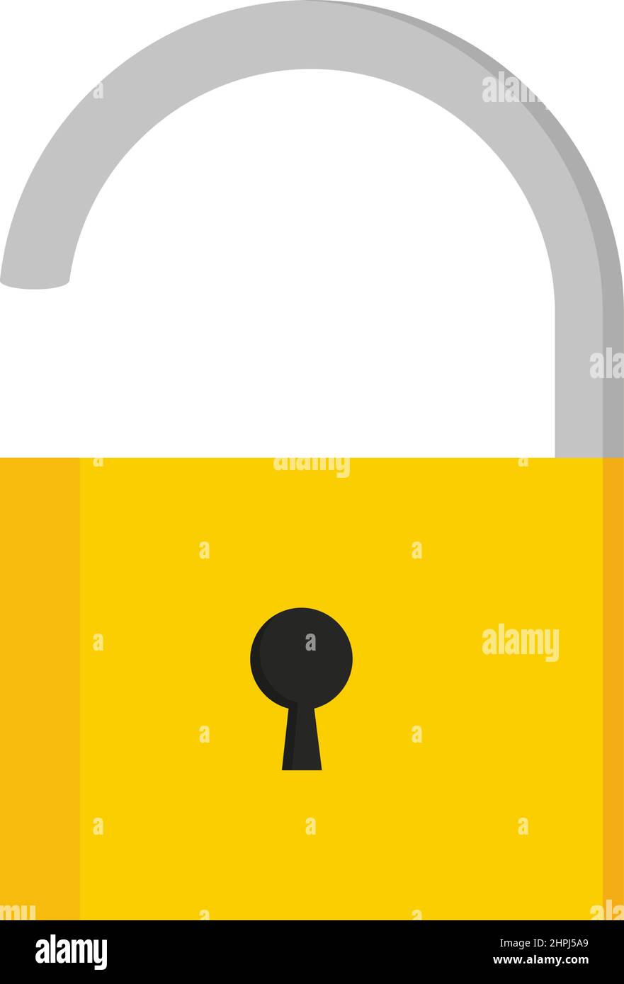 open padlock icon Stock Vector Image & Art - Alamy