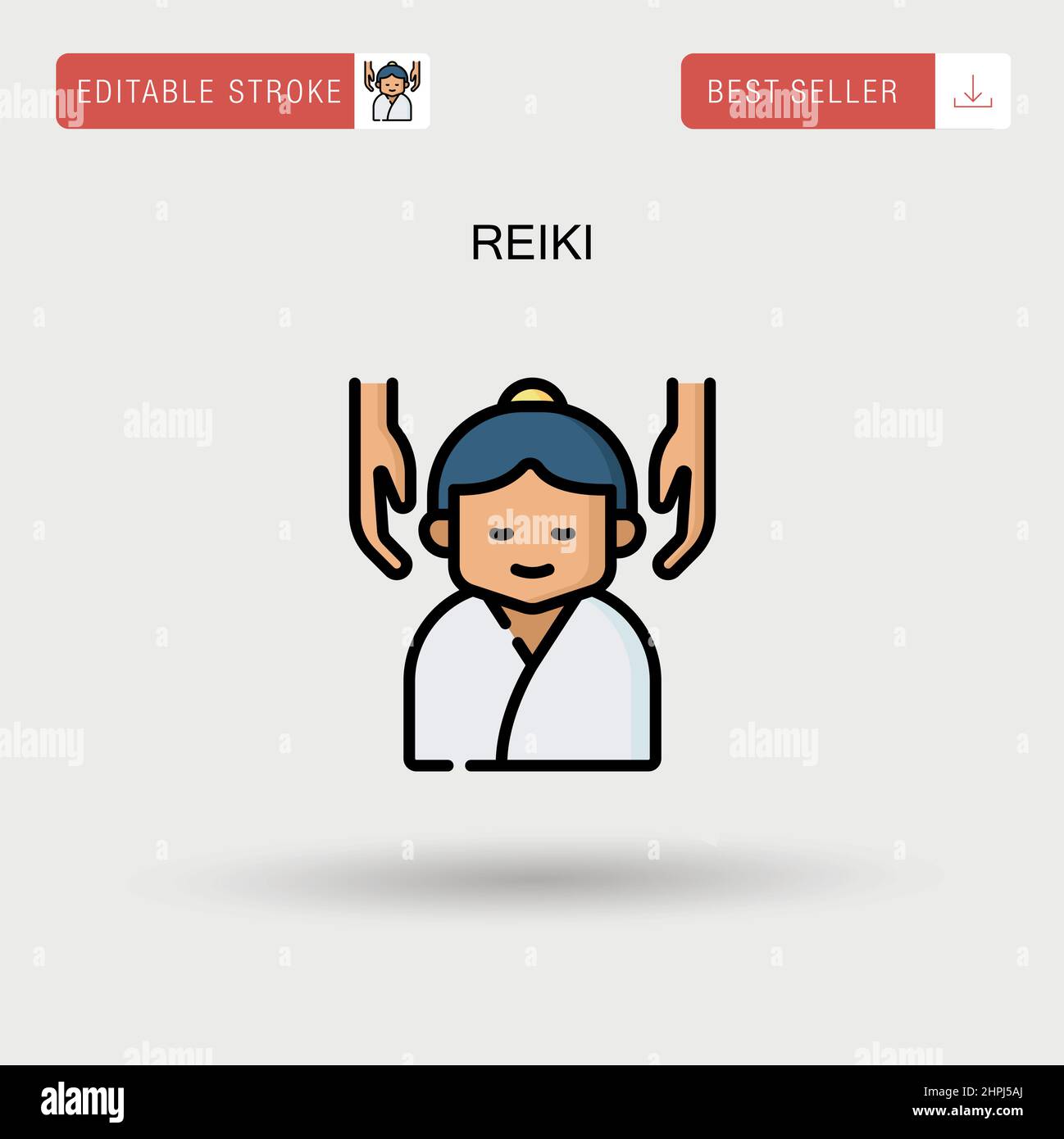 Energy healing Stock Vector Images - Alamy