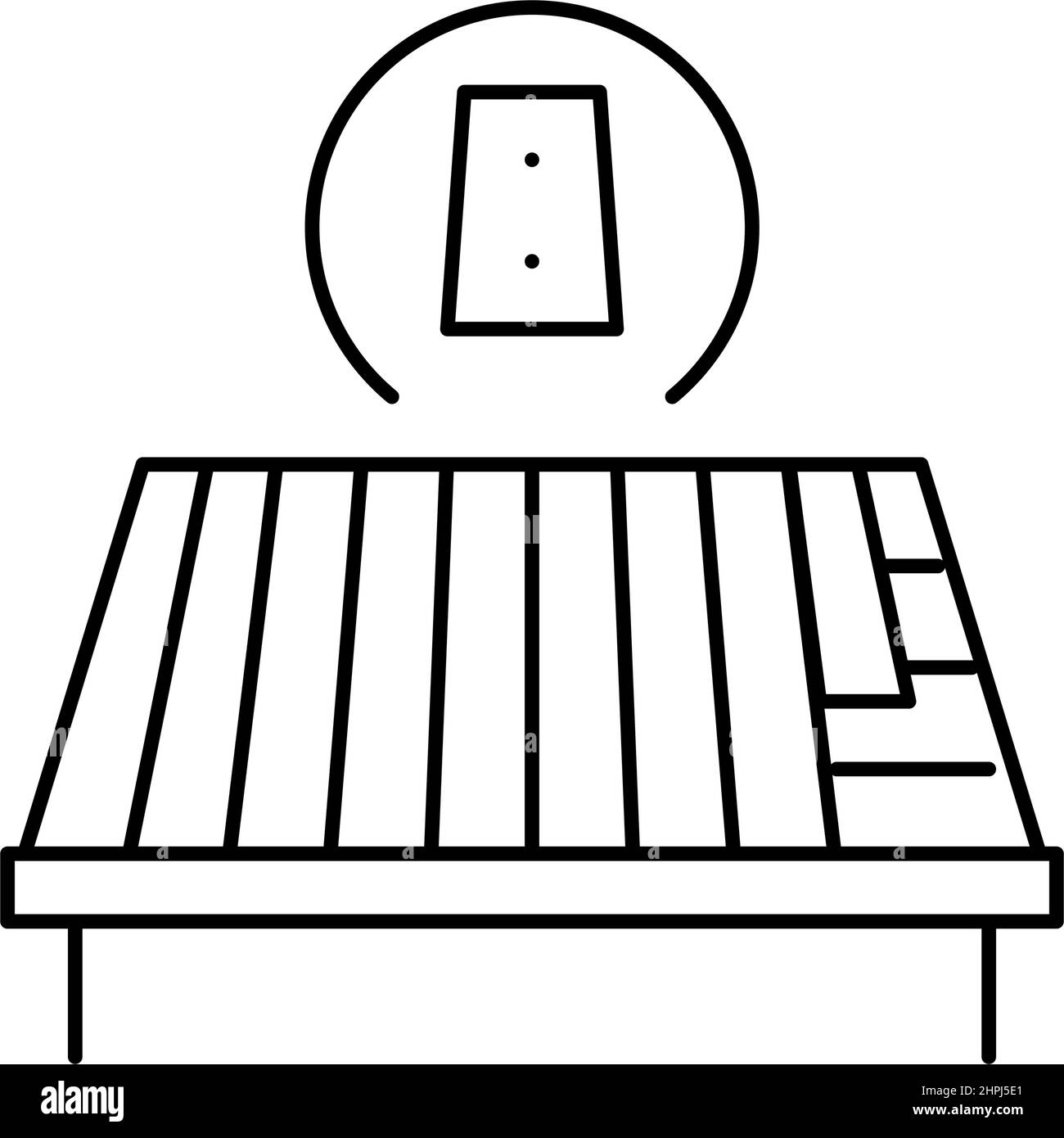 metal roof line icon vector illustration Stock Vector Image & Art - Alamy