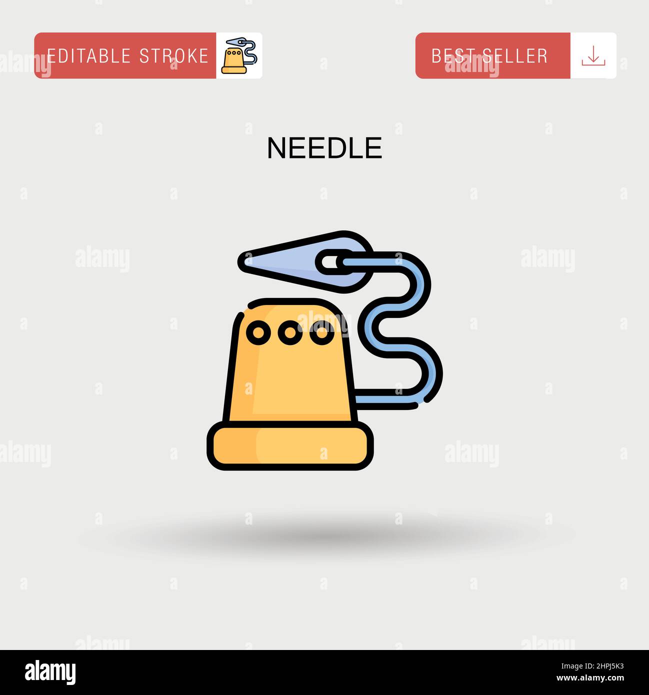 Needlework equipment Stock Vector Images - Alamy