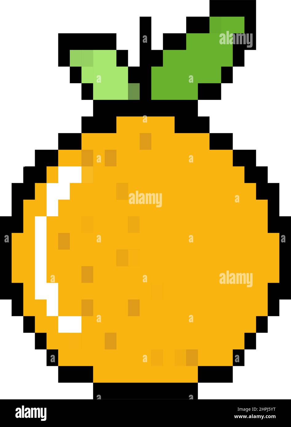 orange pixel icon Stock Vector Image & Art - Alamy