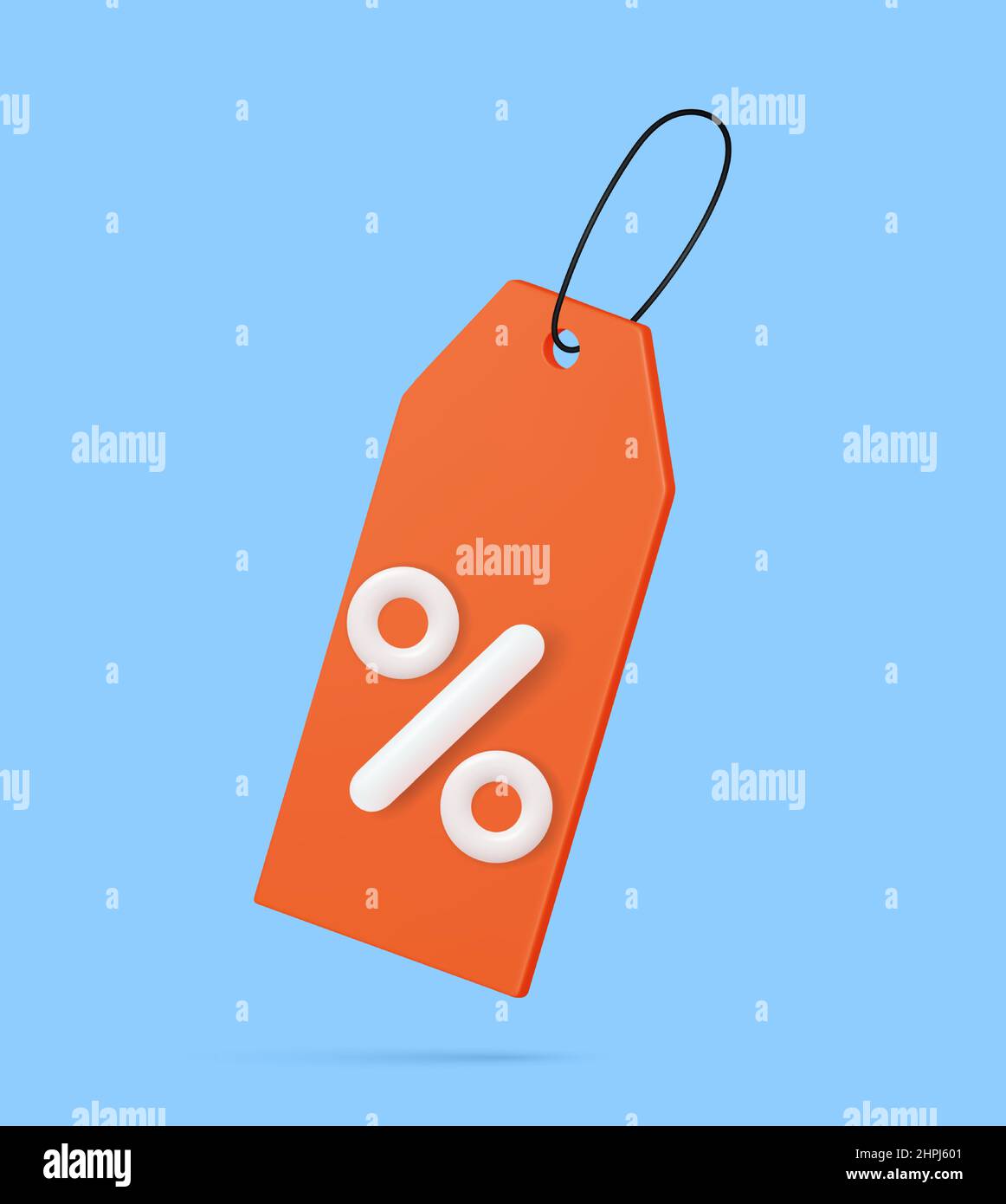 price tag with percentage sign Stock Vector Image & Art - Alamy