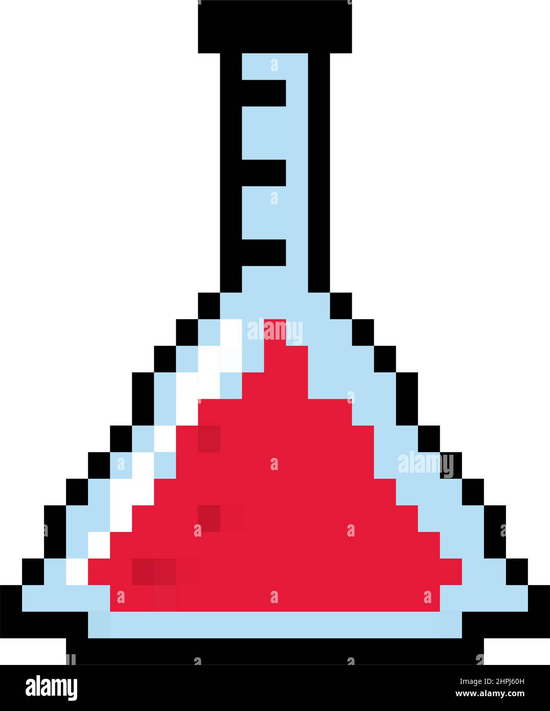 chemical test tube pixel Stock Vector Image & Art - Alamy