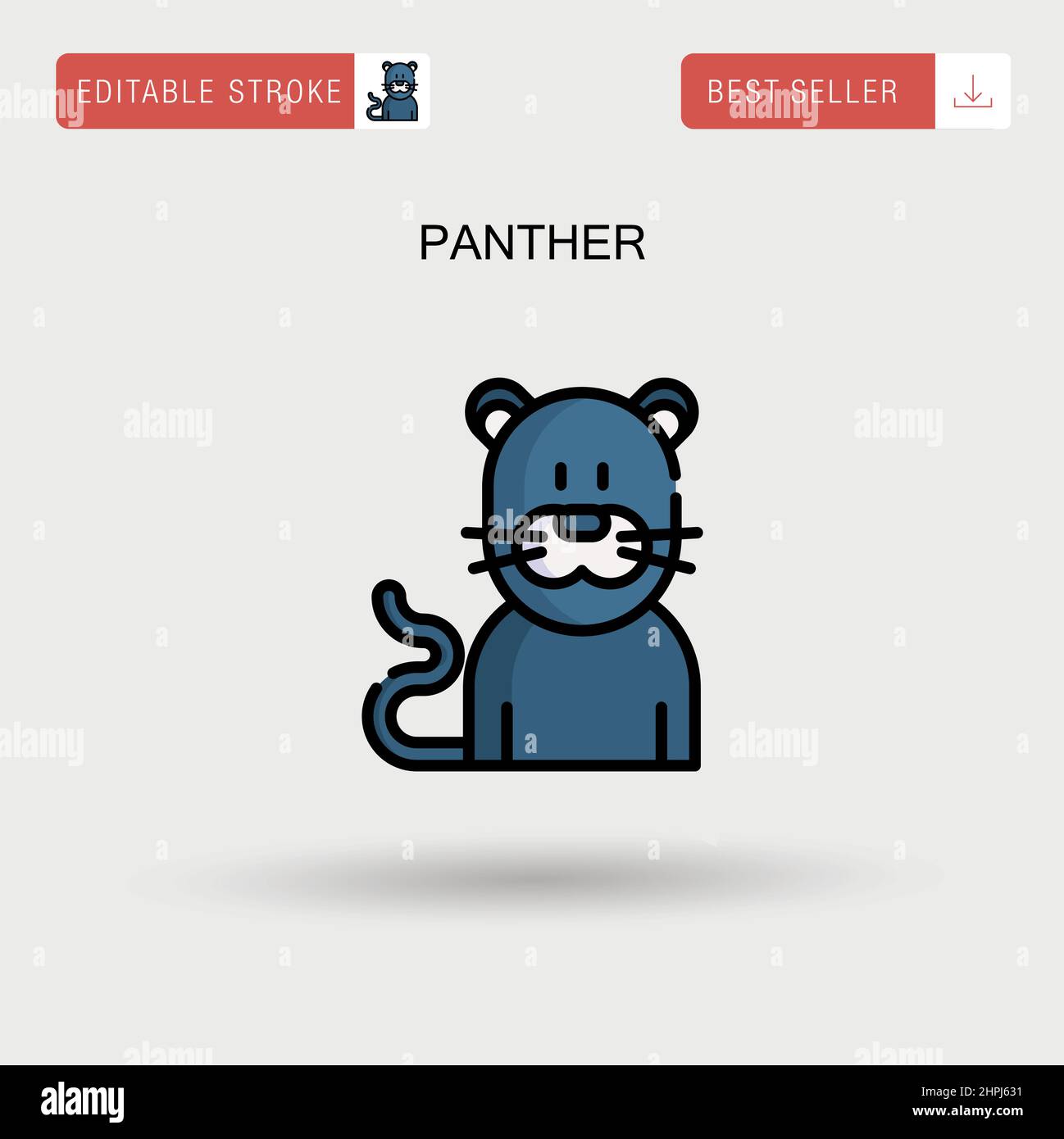 Black panther panthera pardus black Stock Vector Images - Alamy