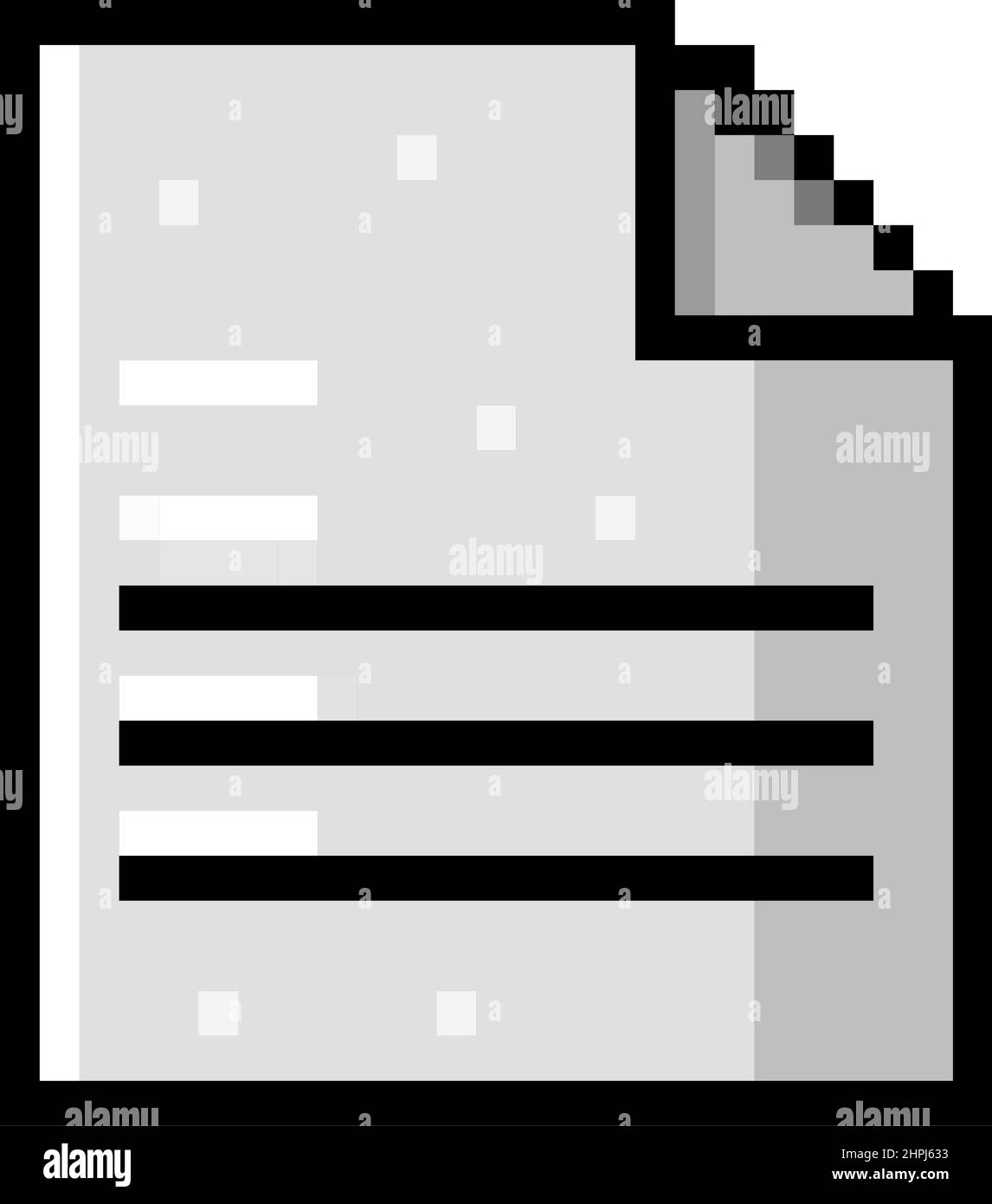 paper sheet pixel Stock Vector Image & Art - Alamy