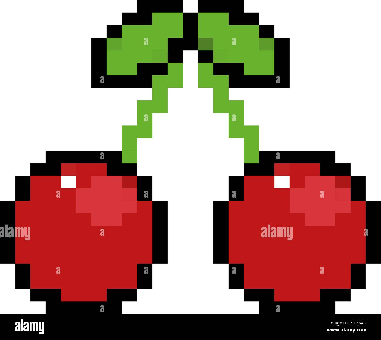 8 bit cherry hi-res stock photography and images - Alamy