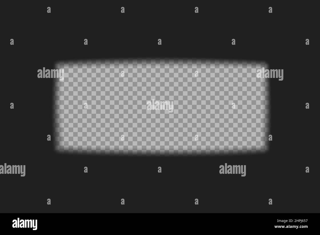 Old cinematic frame with transparent effect on background vector ...