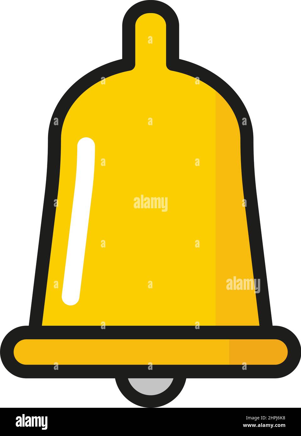 bell cartoon icon Stock Vector Image & Art - Alamy