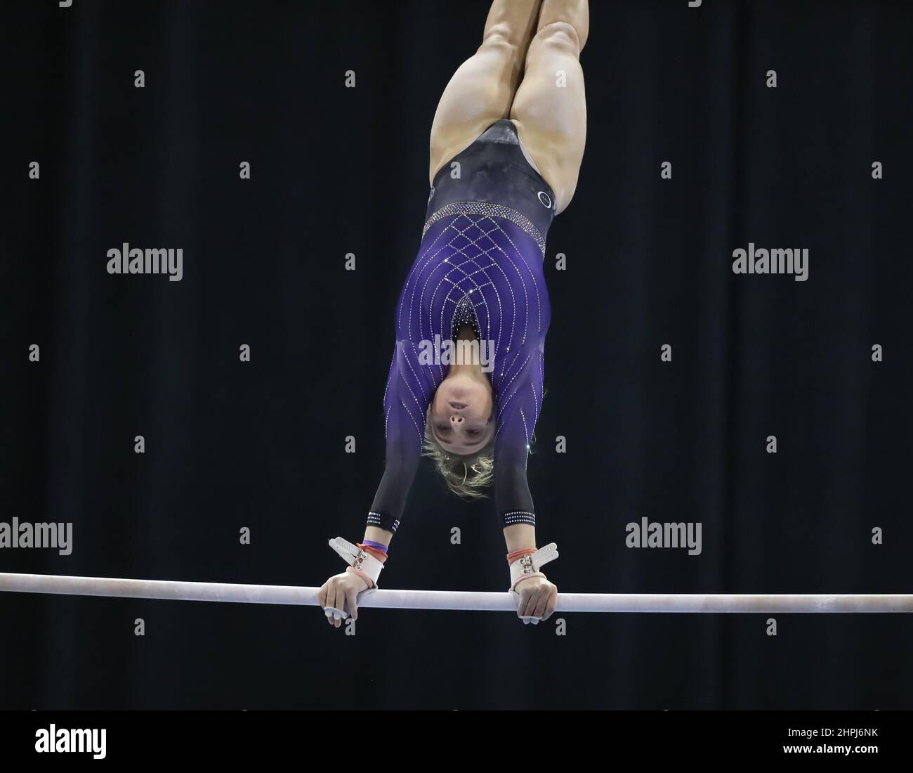 Fort Worth, TX, USA. 19th Feb, 2022. Washington's Skylar Killough ...