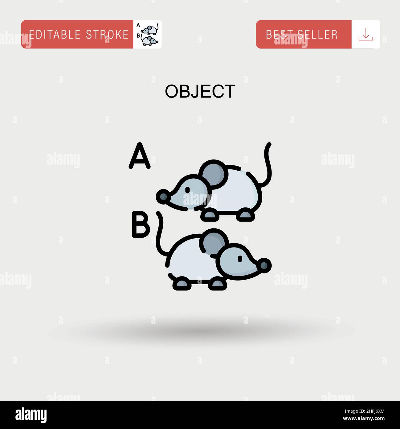 Object Simple vector icon Stock Vector Image & Art - Alamy